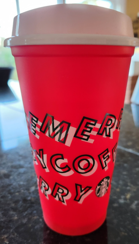 Starbucks Red Cup- 2019 Red Cup Day- 16 oz Reusable Hot Cup Holiday | eBay