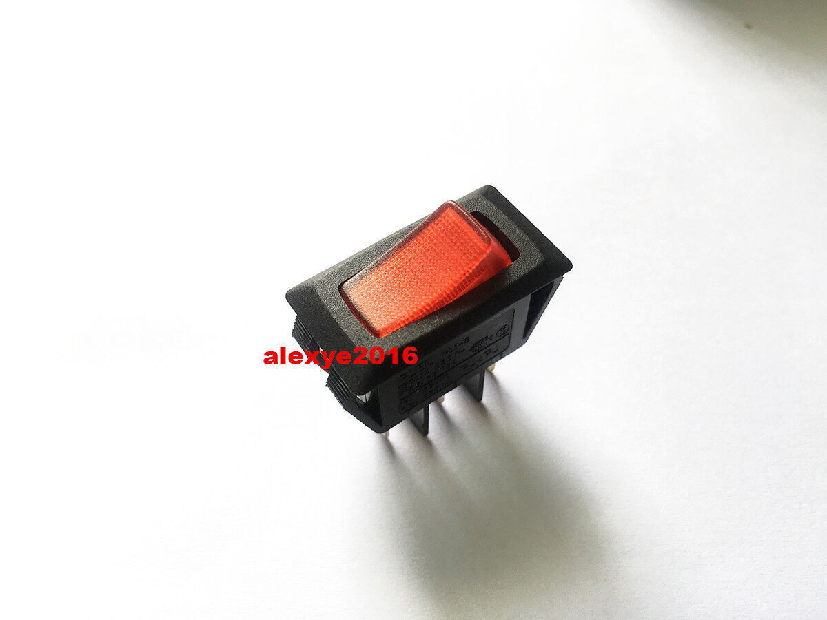 1 PCS RLEIL RL1-5 Power On Off Rocker Switch 3 Pin 16A 250VAC T125/55 ...