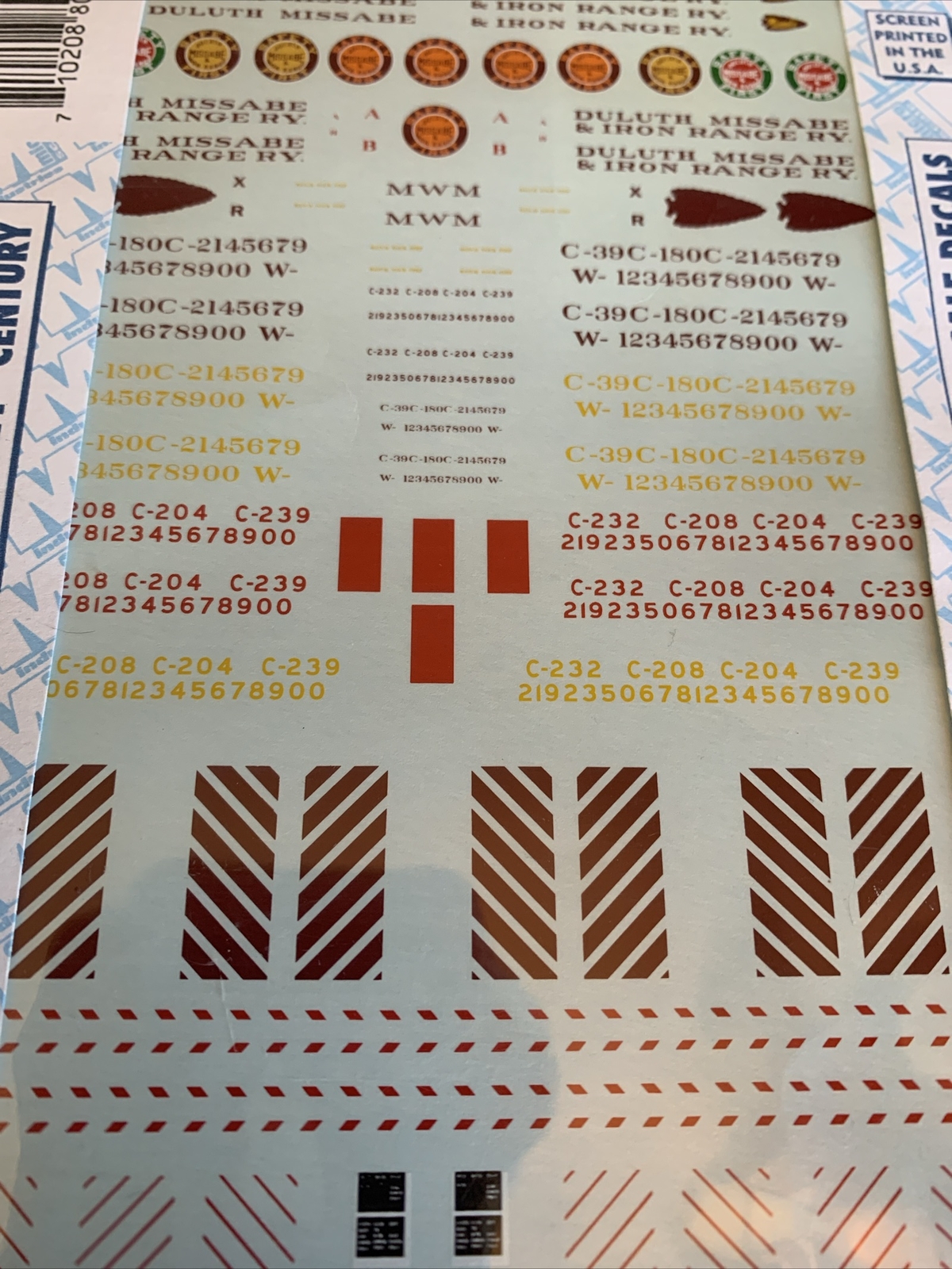 Microscale Decals - HO Scale - 87-854 - DM & IR Cabooses - 1945-90 for ...