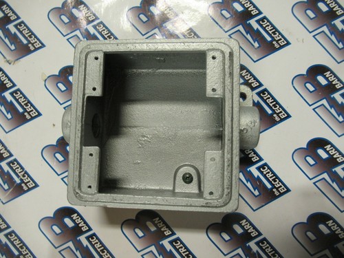 OZ Gedney FSC-2-75, 3/4", 2 Gang, FSC Malleable Cast Outlet Box - NEW-B ...