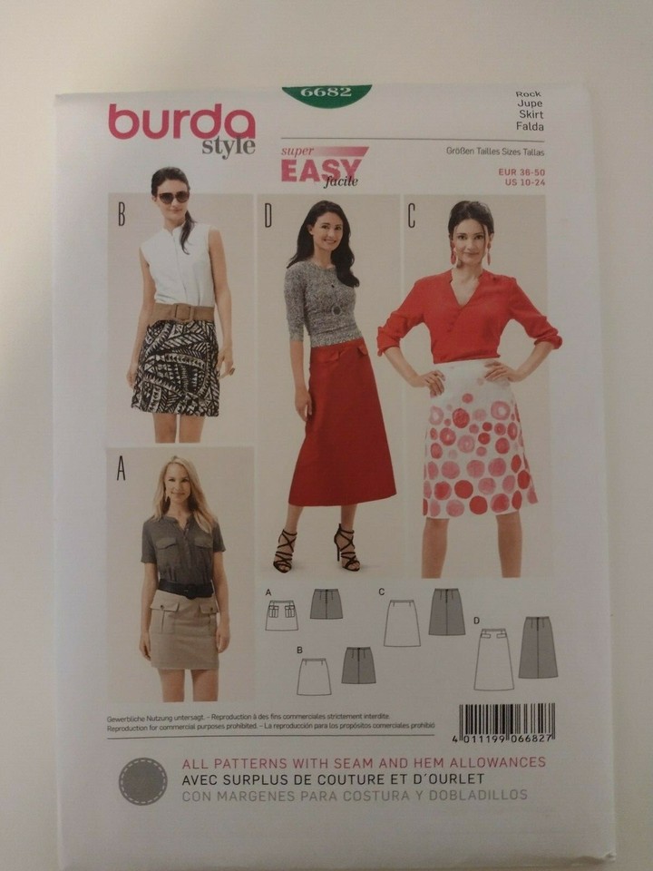 New Assorted Sewing Patterns Burda Range 6614 - 6781 | eBay UK