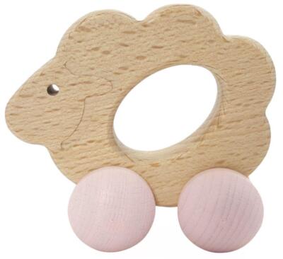 Wooden Toy Rolli Sheep WxLxH 90x40x80mm NEW Rolling Animal | eBay
