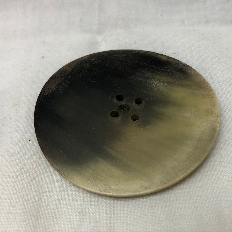 2 Vintage Large Horn Buttons | eBay