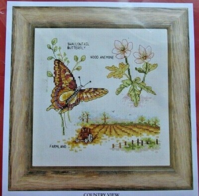 ANCHOR COUNTRY VIEW SAMPLER CROSS STITCH KIT RARE | eBay UK