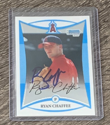 2009 Bowman Chrome Draft #BDPP14 RYAN CHAFFEE Rookie RC ⚾ Autograph ⚾ ...