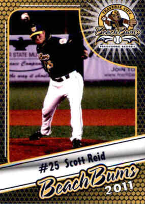 2011 Traverse City Beach Bums Team Issue #23 Scott Reid - NM Baseball ...
