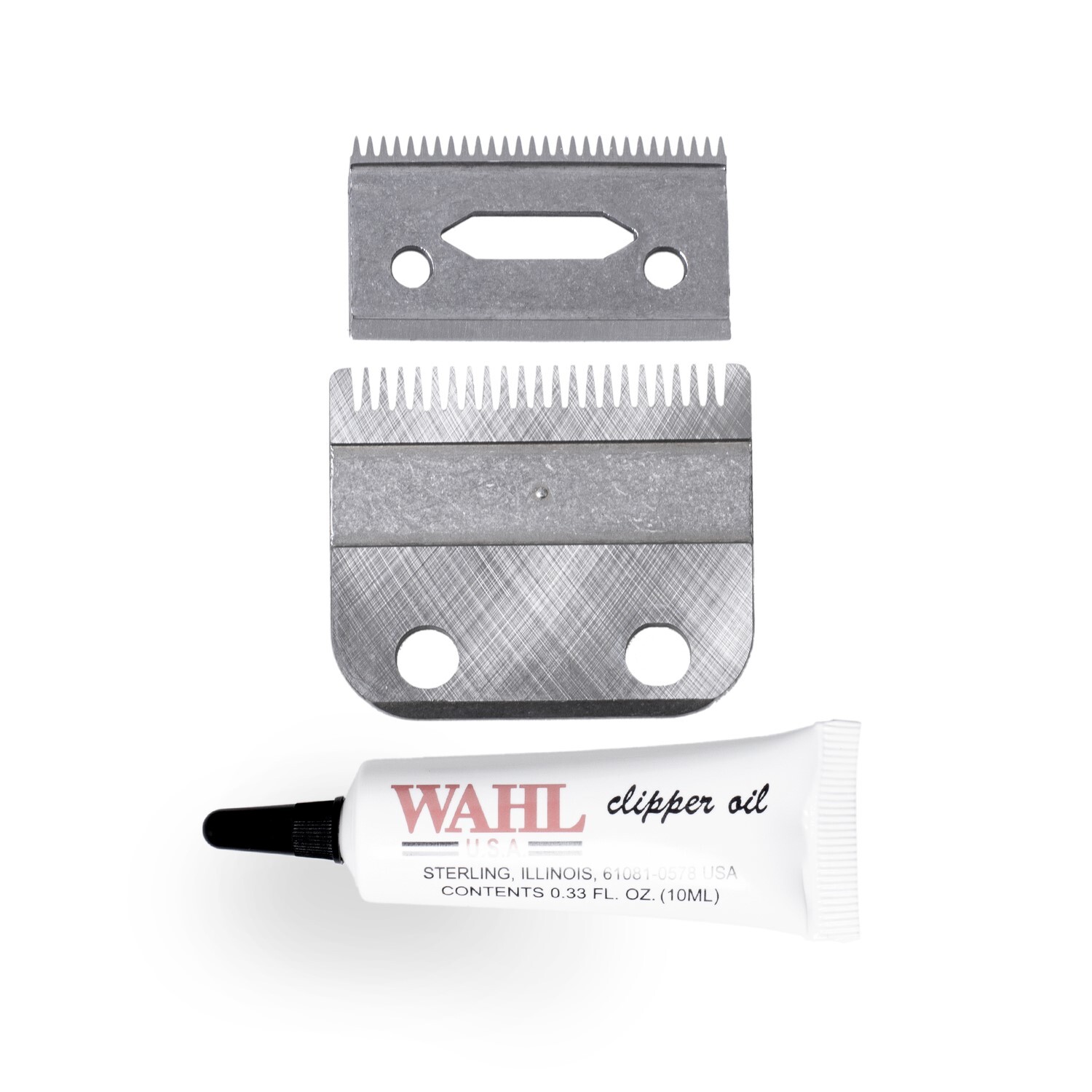 Wahl Clipper Blade Set and Oil Precision Homecut 0.8mm Cutting Length ...