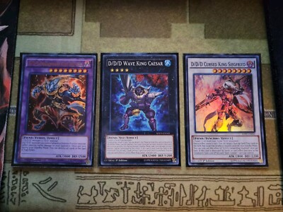 YUGIOH D/D/D CURSED KING SIEGFRIED + DRAGONBANE KING BEOWULF + WAVE ...