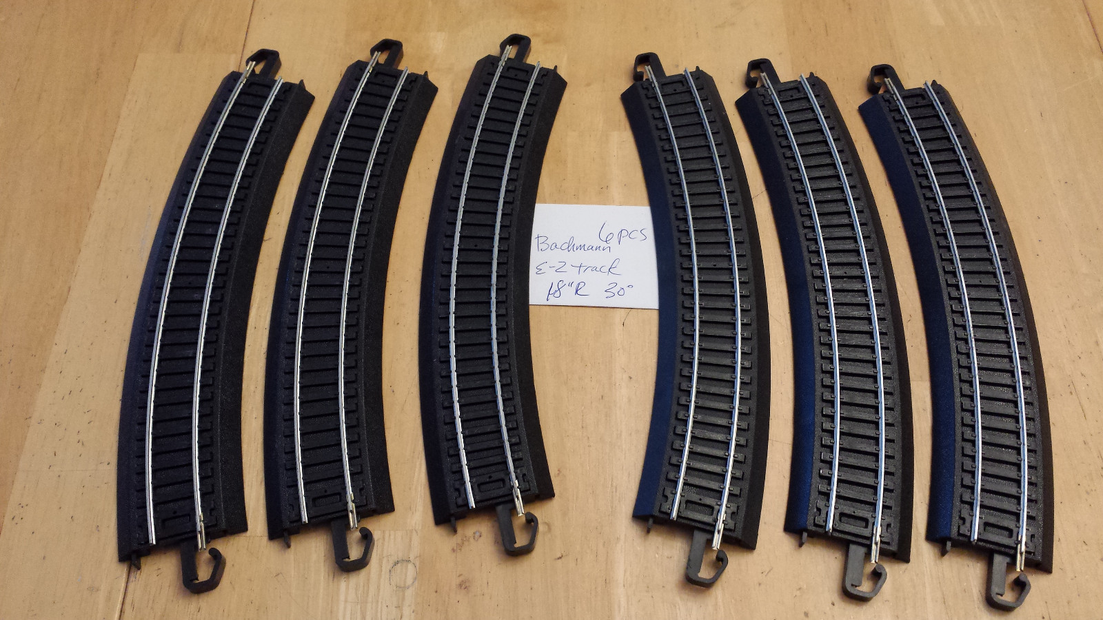 Bachmann Train HO E-Z EZ Track Black Roadbed - 6 Pieces of 18 R 30 ...