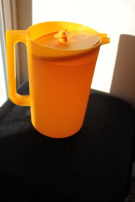 TUPPERWARE GALLON PITCHER SUNSHINE ORANGE NEW | eBay