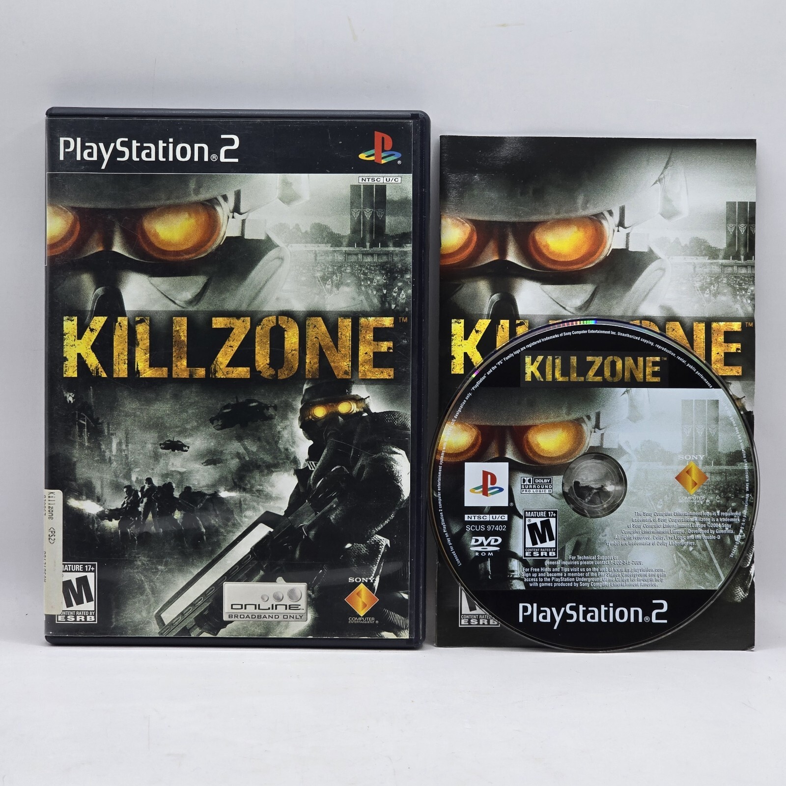 Killzone (Sony PlayStation 2, 2004) CIB Complete With Manual 711719740223 | eBay