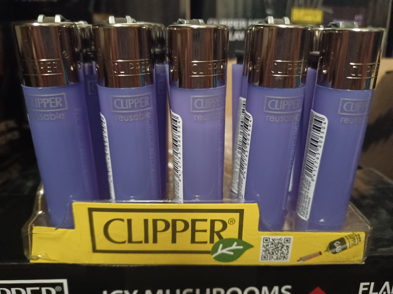 4 x Clipper Lighters MULTI COLOUR FADE Gas Lighter RARE Refillable SET ...