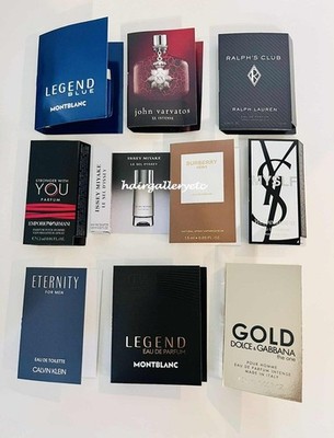 Men's Cologne Fragrance Sampler Gift Set 10 pc Perfume Samples For Men ...