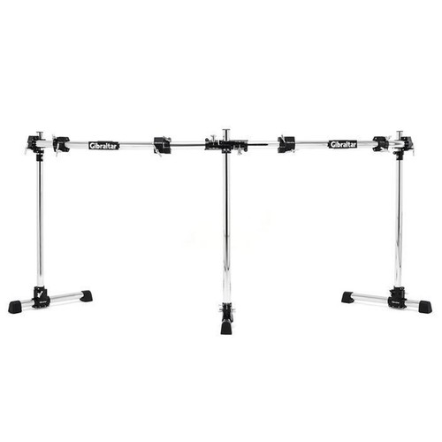Gibraltar Road Series Curved Double Bass Drum Rack System with Black RS ...