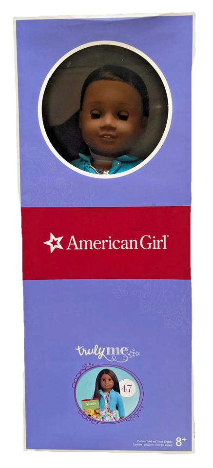 American Girl Truly Me #47 Dark Skin, Dark Brown Hair, Brown Eyes ...