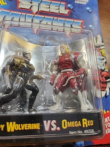 Marvel X-Men Steel Mutants Spy Wolverine vs. Omega Red Die Cast 1994 ...