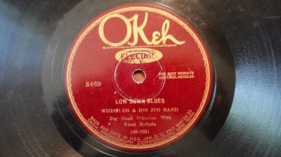 Whistler and his Jug Band OKEH 8469 V+ "Low Down Blues" PREWAR BLUES 78 | eBay