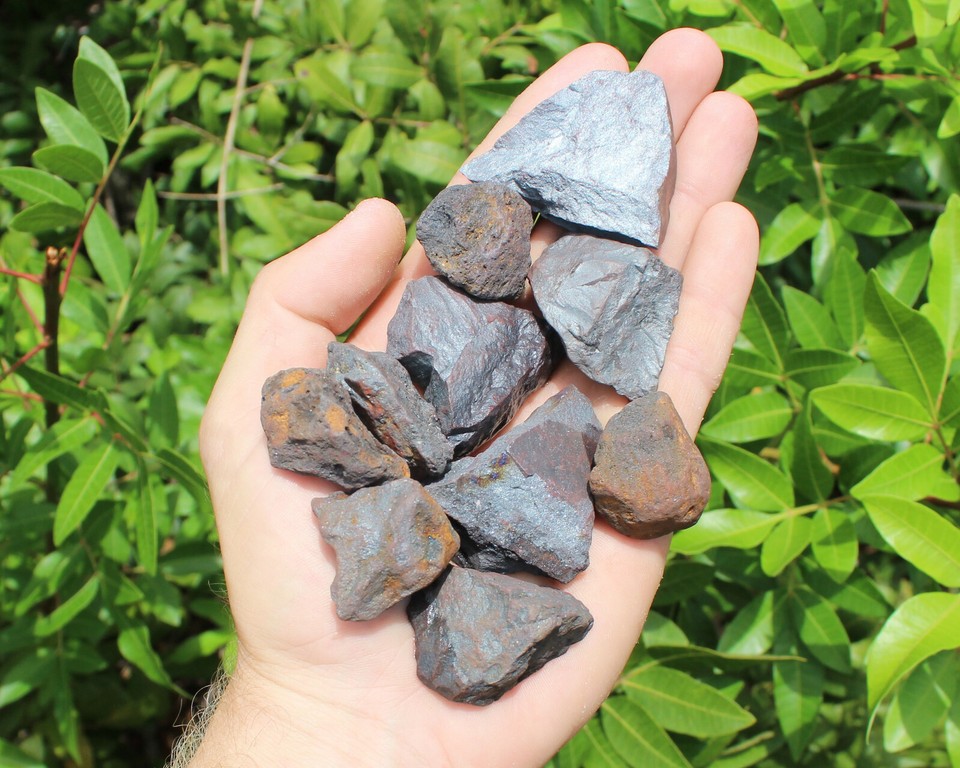 1 lb Hematite Rough Natural Stones: 'A' Grade Raw Hematite Crystals ...