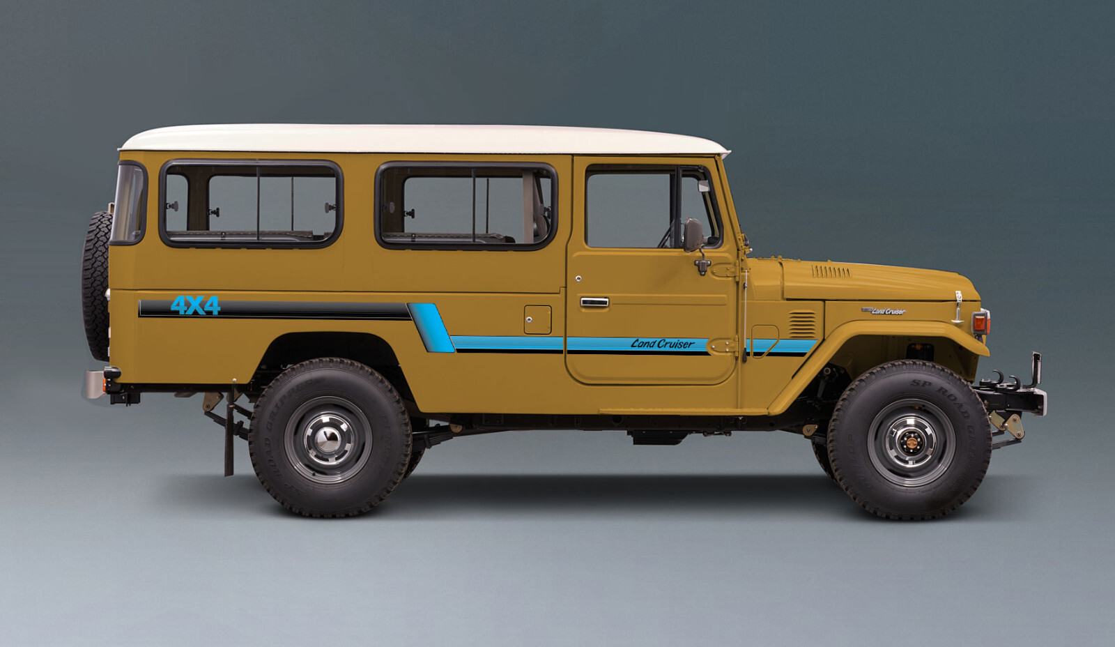 MILDURA BODY STRIPE DECAL KIT : FITS J45-SERIES TOYOTA LAND CRUISER ...