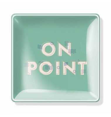 Fringe Studio On Point Square Tray Green NWOB | eBay