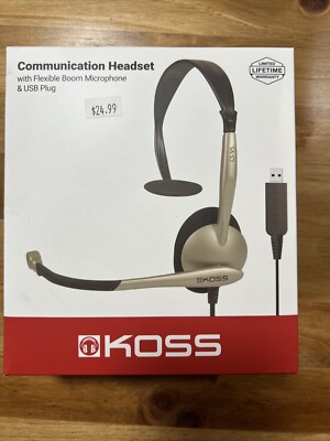 Koss CS95 USB Communication Headset | eBay