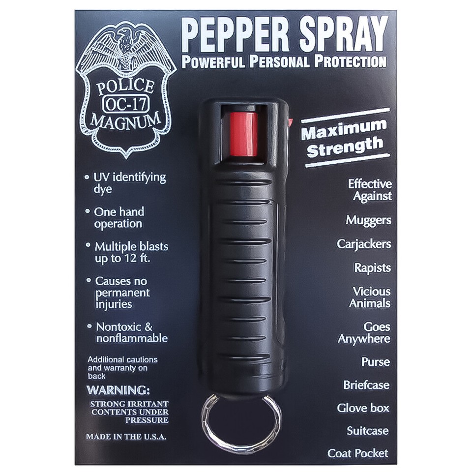 Police Force 9,100,000 Stun Gun & Police Magnum PEPPER SPRAY Self ...