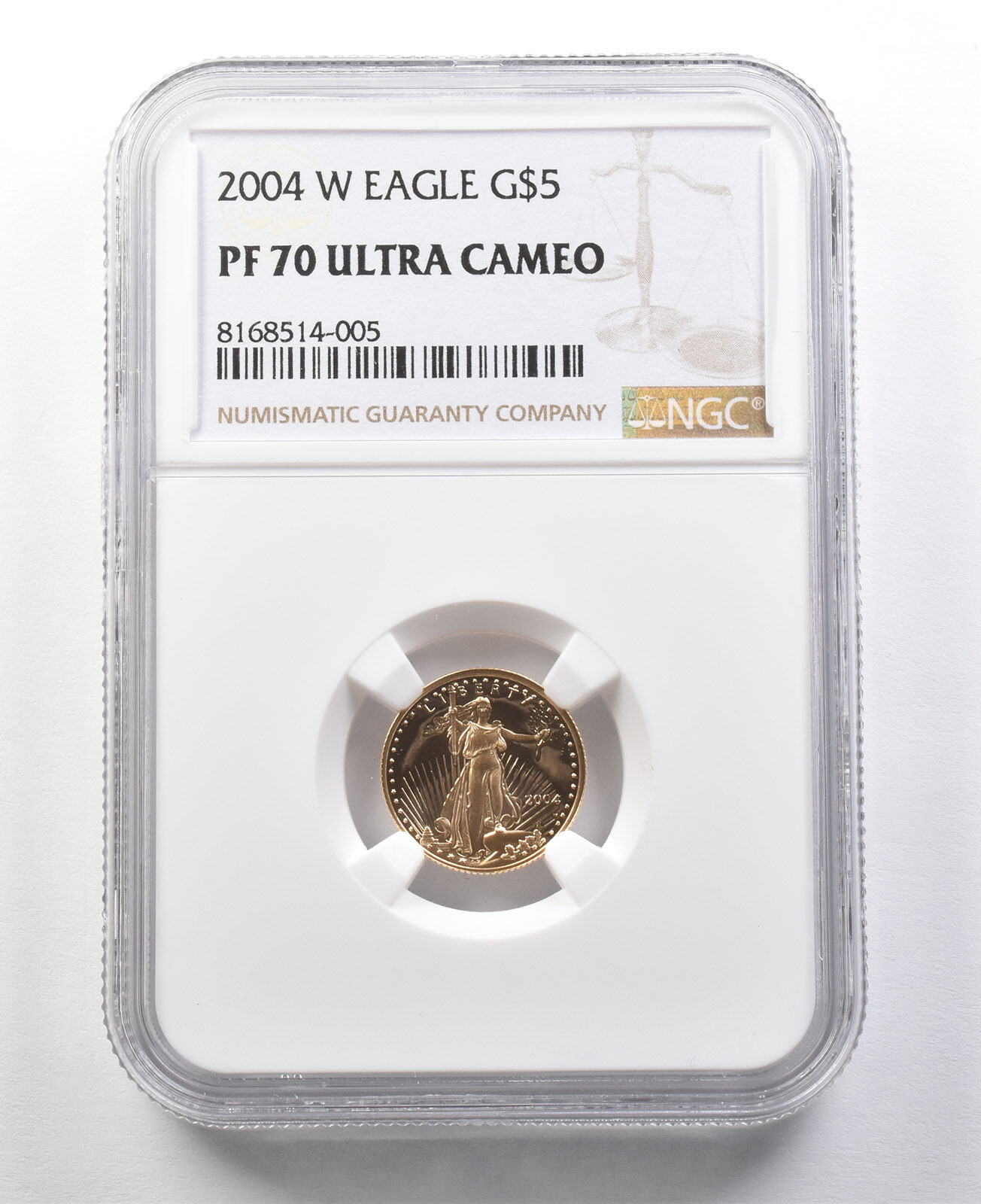 2004-W $5 American Gold Eagle 1/10 Oz Gold PF70 UCAM NGC *8820 | eBay