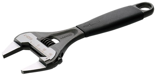 BAHCO ERGO 170mm – 6” SLIM JAW EXTRA WIDE OPENING ADJUSTABLE WRENCH ...