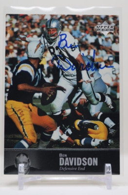 1997 Upper Deck NFL Legends Autographed AL-96 Ben Davidson | eBay