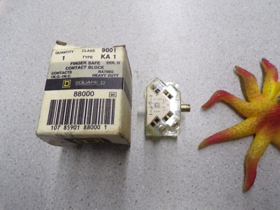 NEW Square D 9001 KA1 Finger Safe Contact Block 88000 *FREE SHIPPING ...