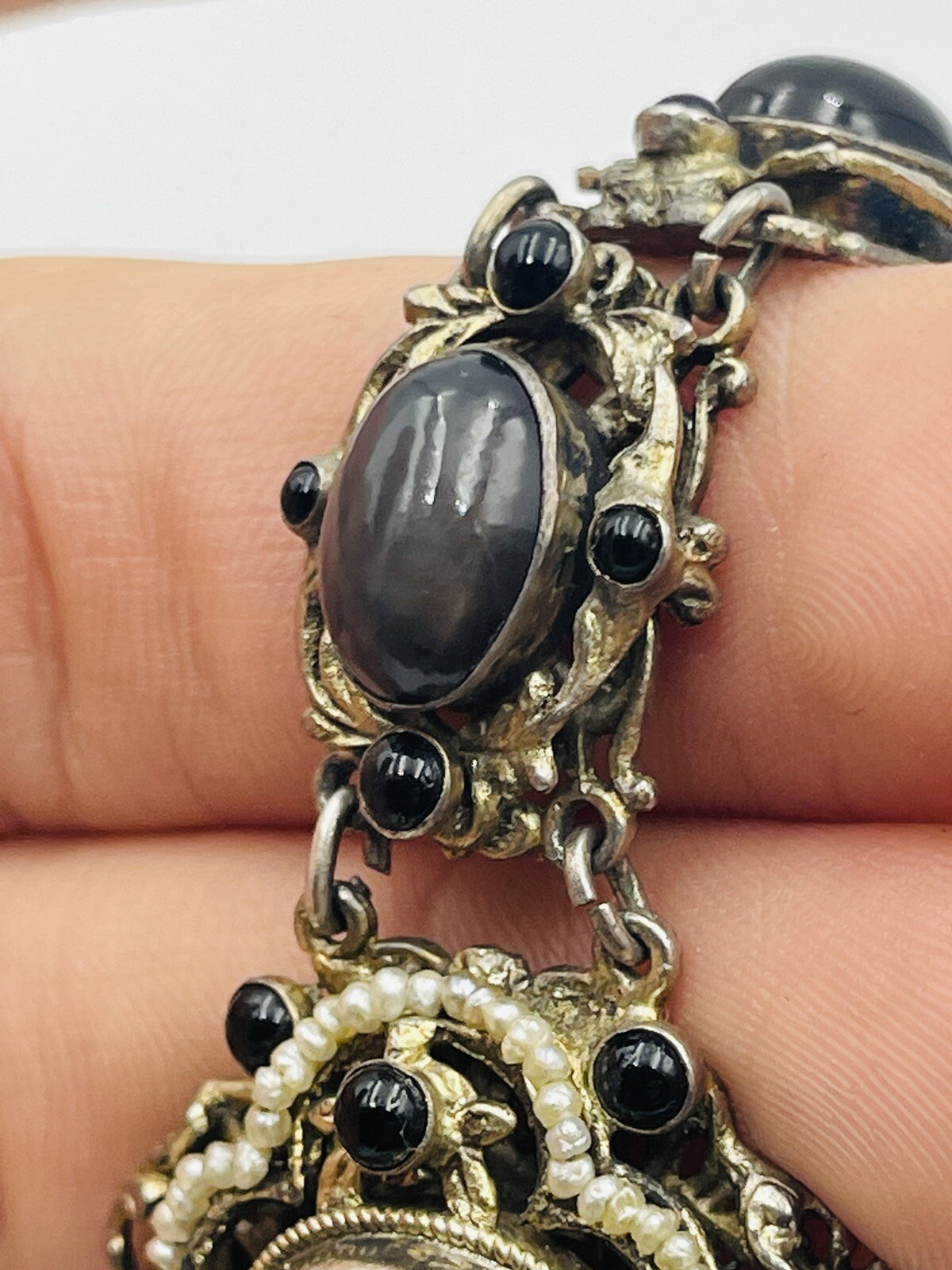 Antique Austro Hungarian Victorian Sterling Silver Bl… - Gem