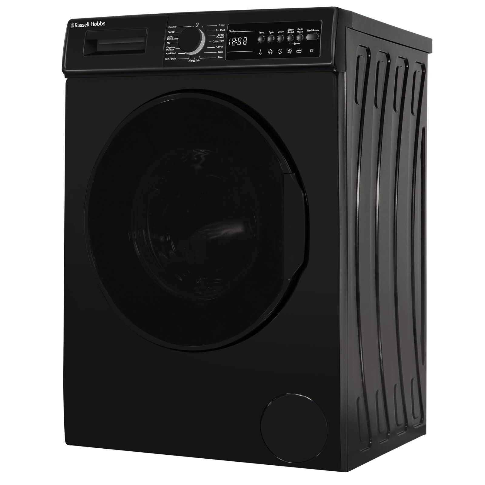Russell Hobbs Washing Machine 9kg 1400rpm Black Freestanding RH914W116B ...