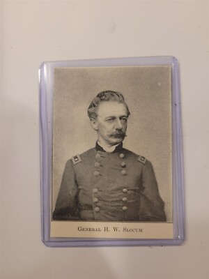 General Henry Warner Slocum 1912 Civil War Picture Portrait | eBay