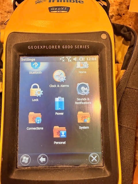 Trimble GeoXT GeoExplorer 6000 GNSS GPS ArcPad 10 + Case Charger Stylus ...