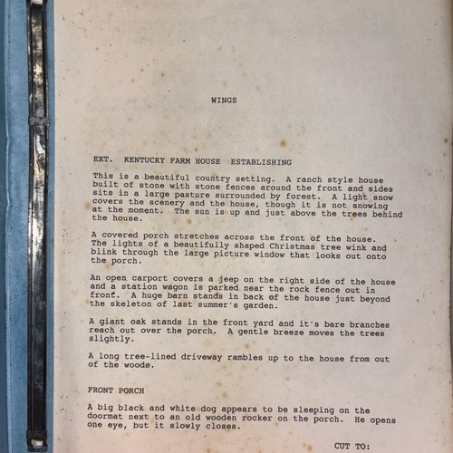 Vintage Typed Written Play 125 Pages- Estate Find | eBay