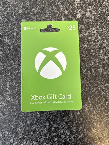 Microsoft Xbox Physical Gift Card $25 | eBay