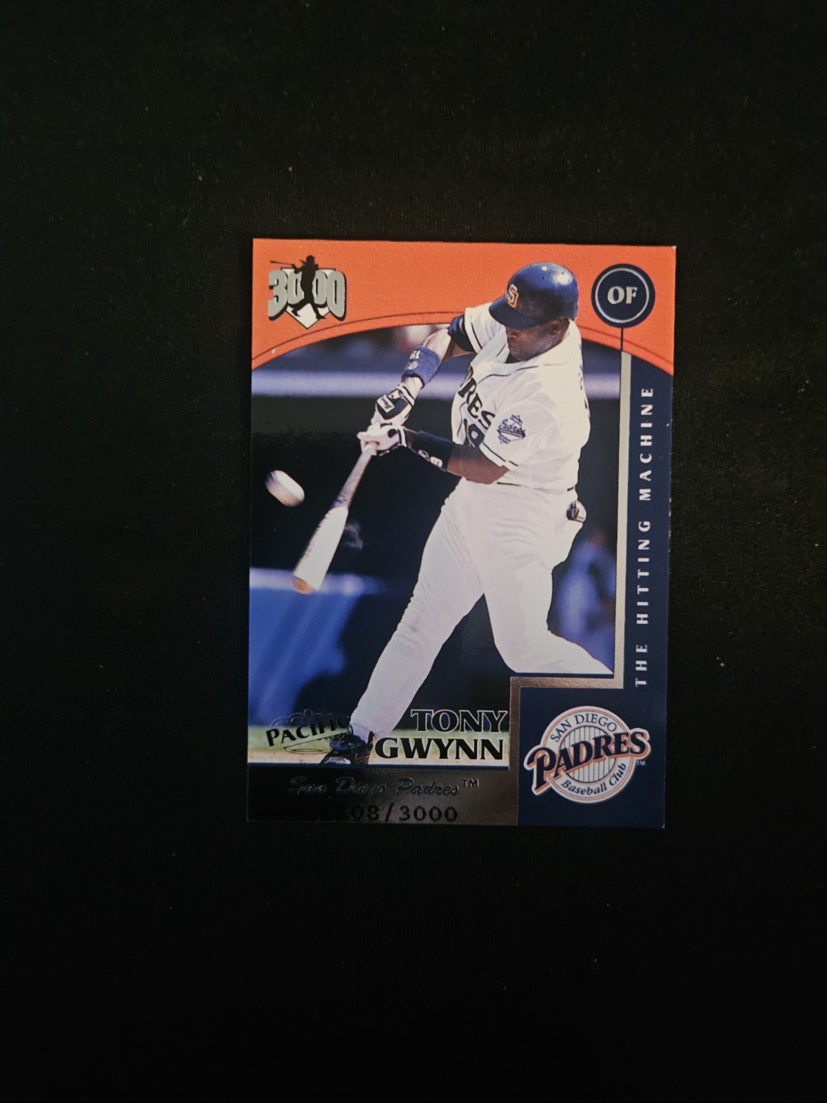 1999 Pacific Omega - Hit Machine 3000 Tony Gwynn #21 /3000 | eBay