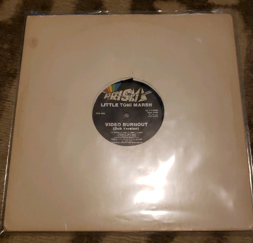 A16 Little Toni Marsh - Video Burnout - 1983 Prism Records Vinyl LP PDS ...