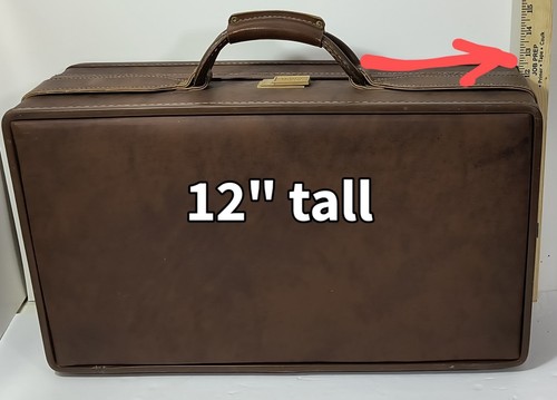 Hartmann Belting Leather Suitcase Vtg Luggage Case Paisley 21"x12.5"x7 ...