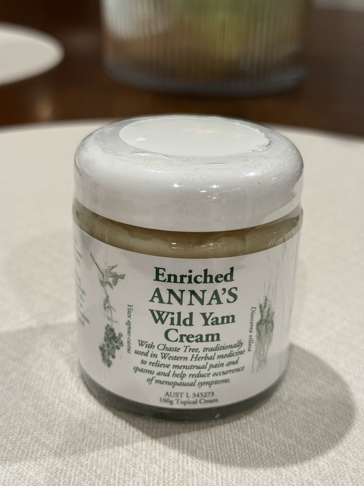 Enriched Anna’s Wild Yam Cream Authentic Glass Jar 100g | eBay