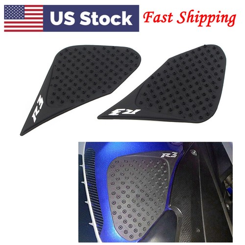 1Pair Gas Tank Pad Traction Side Sticker Fuel Grip Decal For Yamaha YZF ...