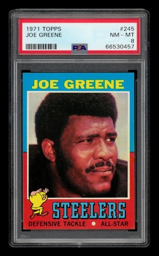 1971 Topps Set-Break #245 Joe Greene Rookie PSA 8 NM-MT | eBay