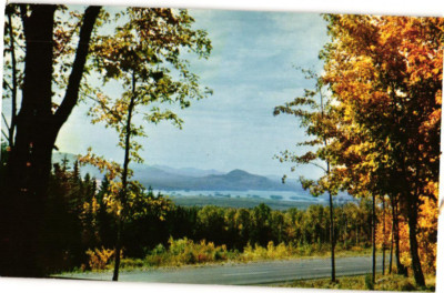 Attean Mountain And Lake Scenic Fall Landscape Jackman Maine Chrome ...