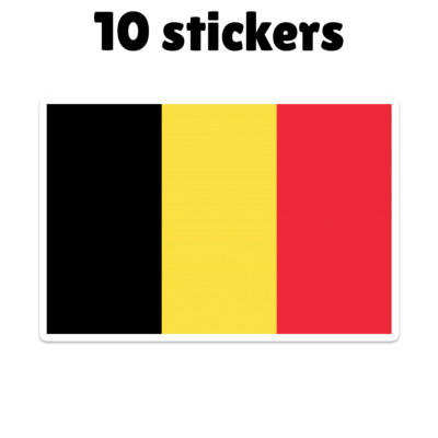 Belgium Flag Sticker Decal Vinyl Fade & Waterproof | eBay