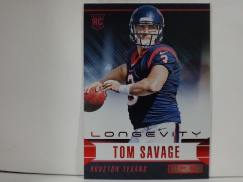 2014 Rookies and Stars Longevity Ruby Texans Football Card #193 Tom Savage | eBay