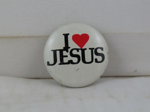 Vintage Religious Pin - I Heart Jesus - Celluloid Pin | eBay