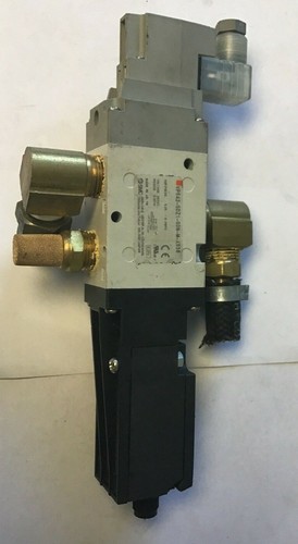 SMC VP542-5DZ1-03N-M-X536 SOLENOID VALVE W/ OMRON D4N-9B31 LIMIT SWITCH ...