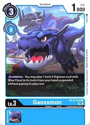 BT10-018 C Gaossmon Digimon BT10-018 Digimon | eBay