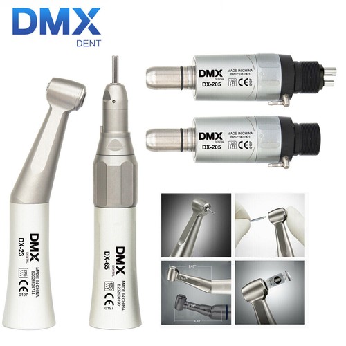 NSK Style DMXDENT Dental Slow Speed Handpiece Straight Contra Angle Air ...