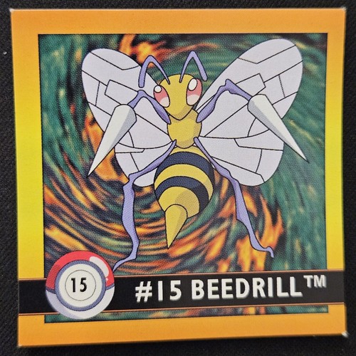 Beedrill 15 Artbox Series 1 Stickers Vintage Pokémon Trading Card Game ...